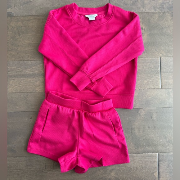 Danskin | Matching Sets | Danskin Girls Hot Pink Lounge Set | Poshmark